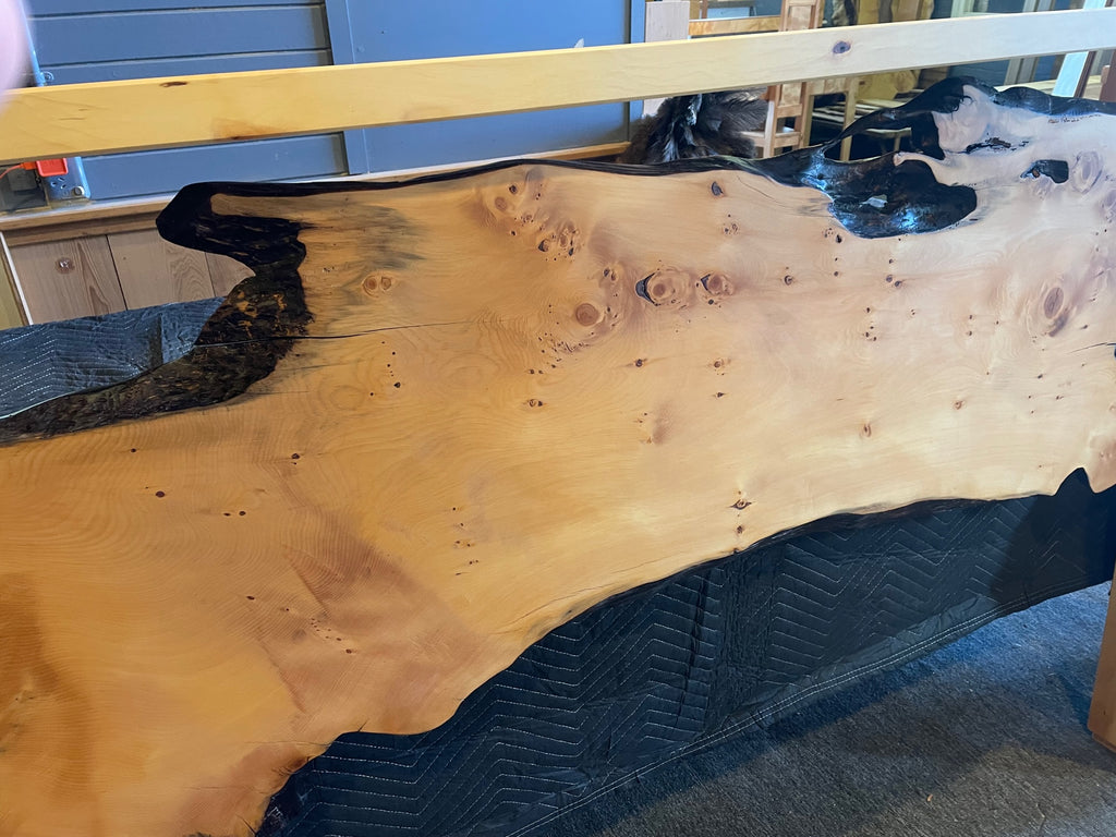 Bedhead Huon Pine Queen sized SOLD – Distinctive Furniture Tasmania